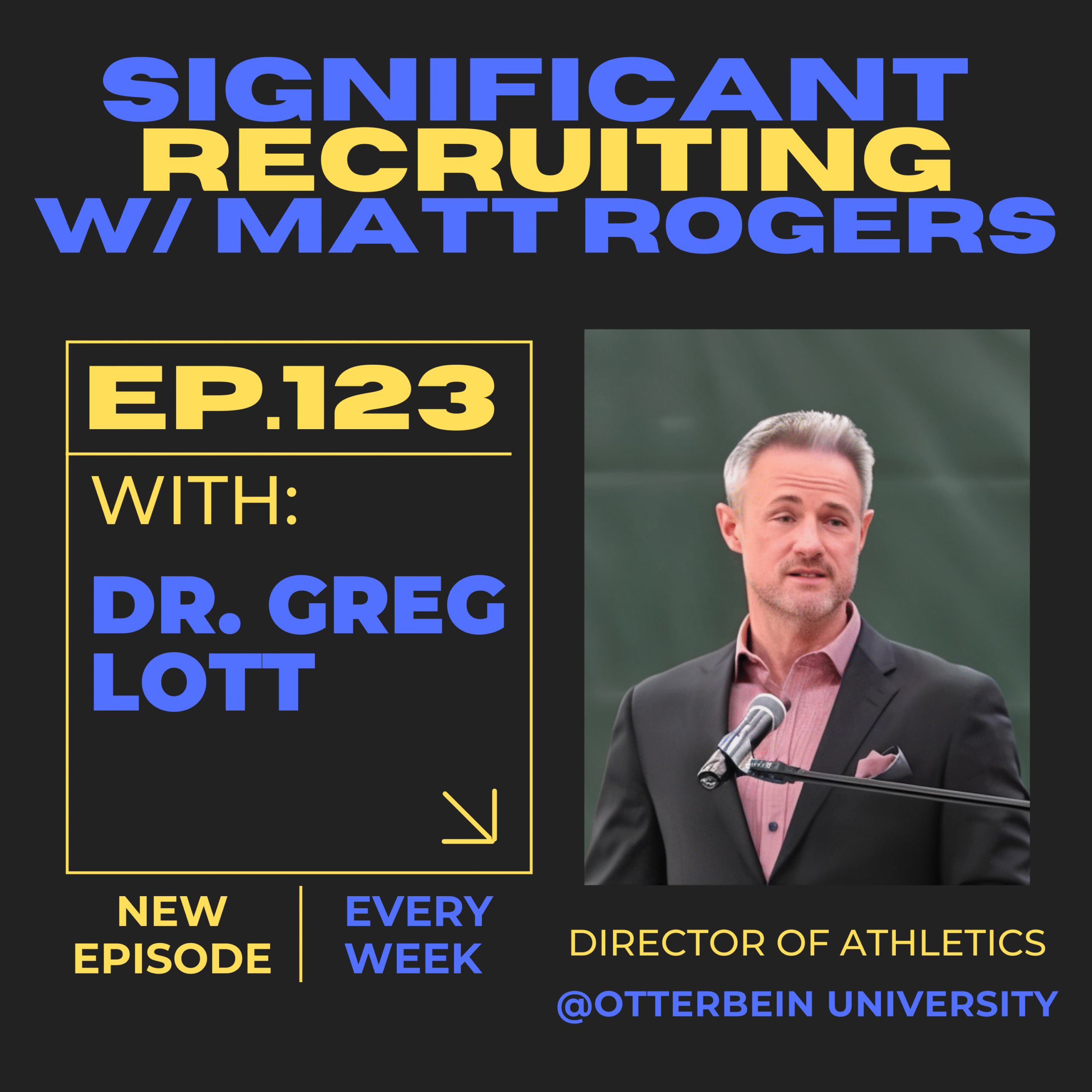 Episode #123: Dr. Greg Lott on Recruiting | Coach Matt Rogers